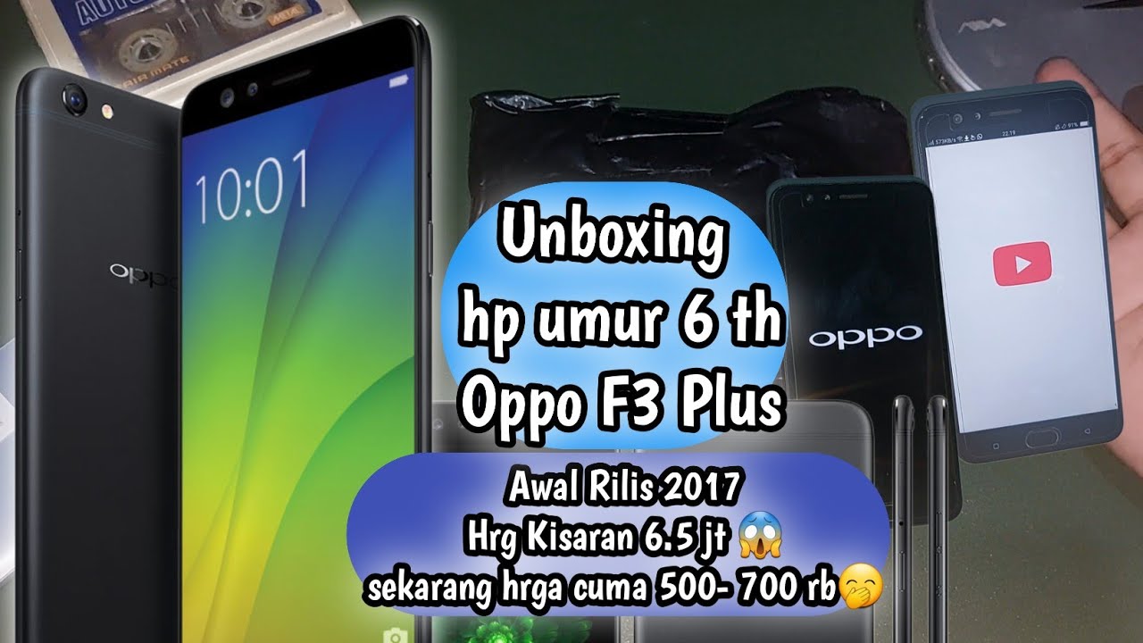 unboxing oppo f3 plus cuma 500 rb😱 - YouTube