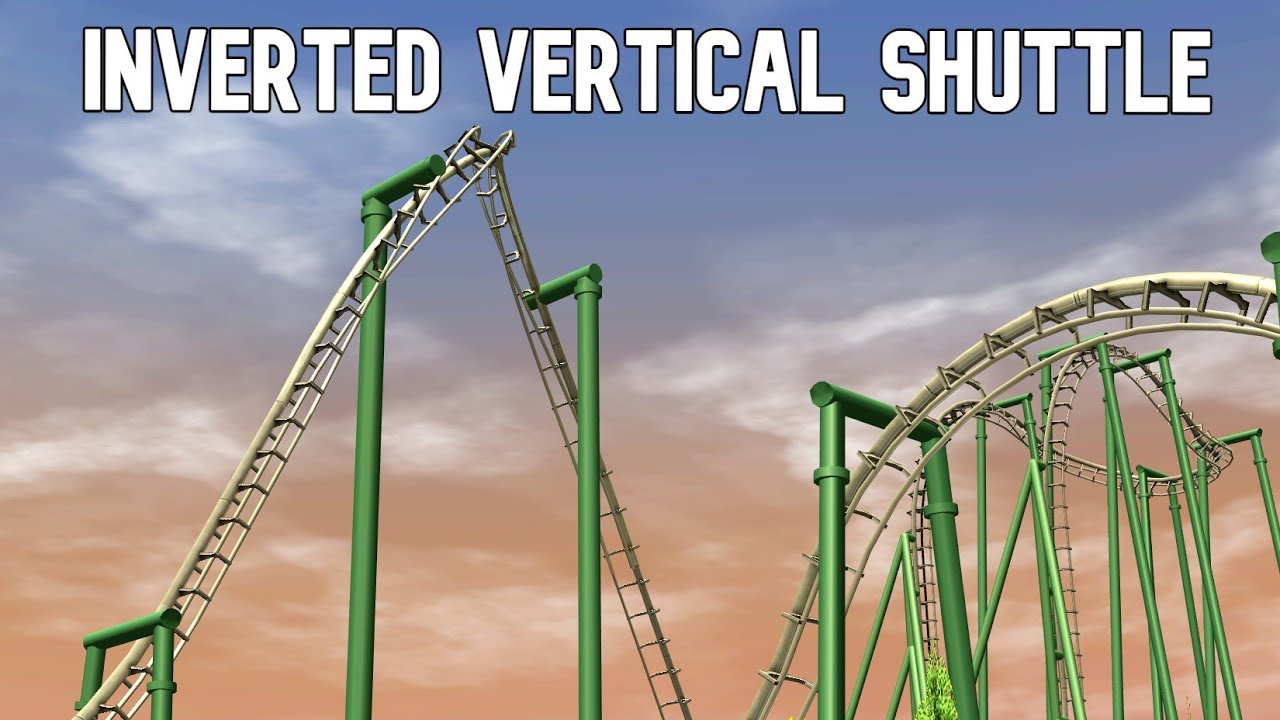 RCT Coaster Challenge #26 - Inverted Vertical Shuttle Coaster - YouTube