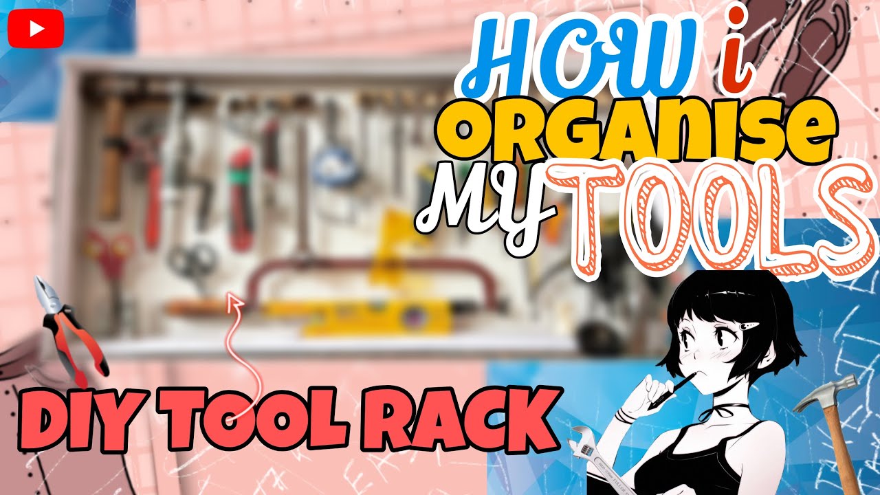 DIY Tools Organising Rack 🔨| How I Arrange My Tools 🛠️ 🥸 - YouTube