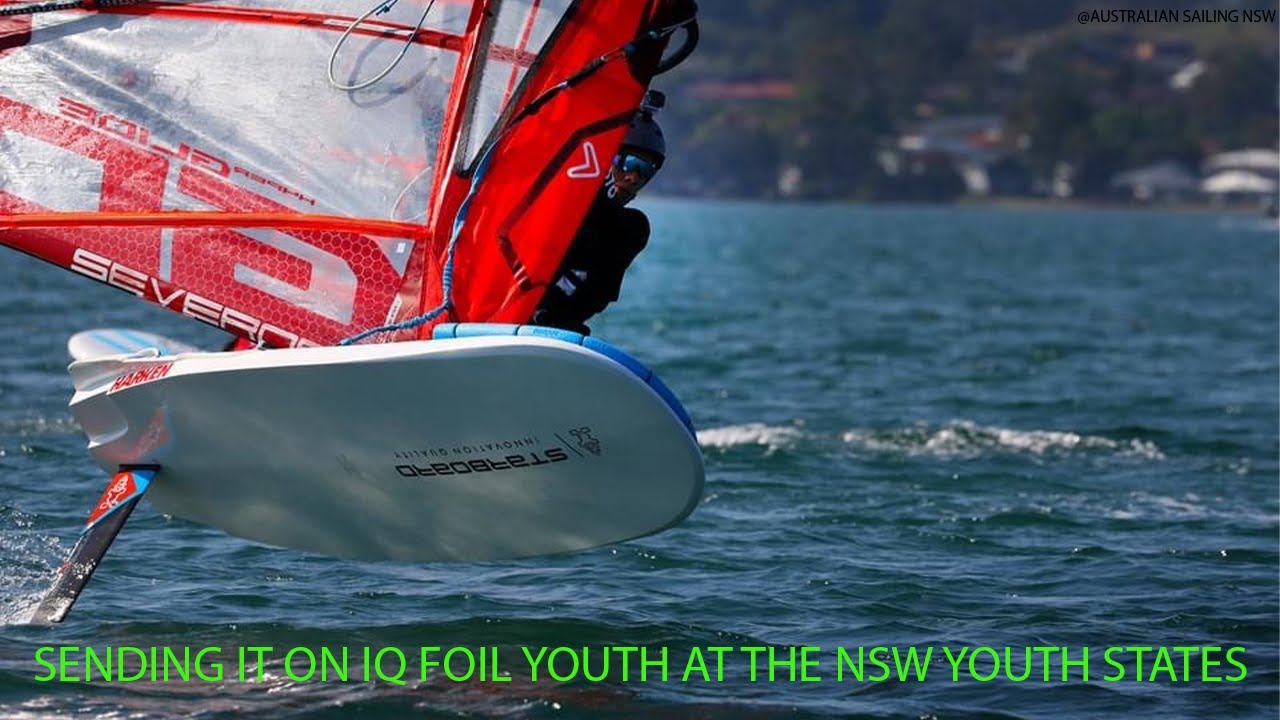 Tight IQ Foil Racing at the NSW Youth Champs - YouTube