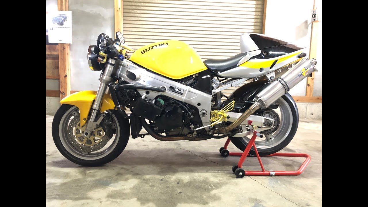 SUZUKI TL1000R cafe 2000y Canada LeoVince exhaust - YouTube