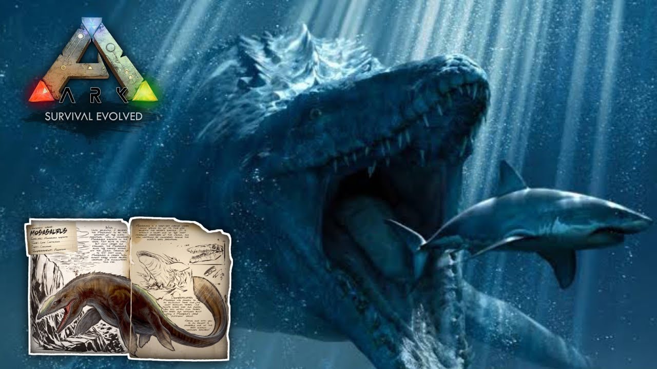 MAU TAMING APEX PREDATOR LAUTAN MOSASAURUS - Ark Survival Evolved #14 ...