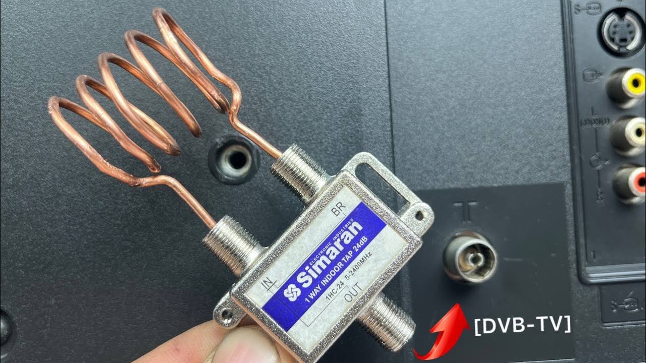 Insert the 2 COPPER WIRE ends behind the TV and Watch All the World's ...