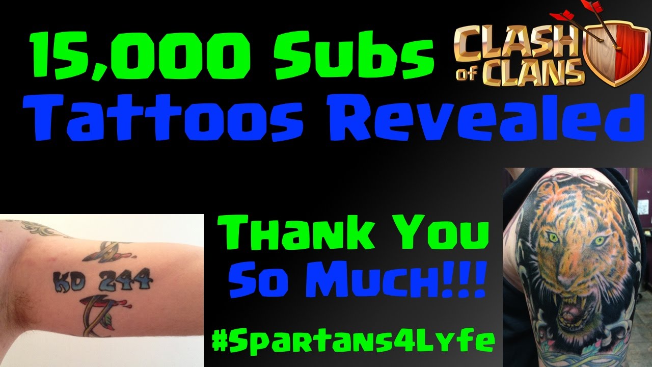 Thank You For 15k Subs! Tattoos Revealed and Explained!!! - YouTube
