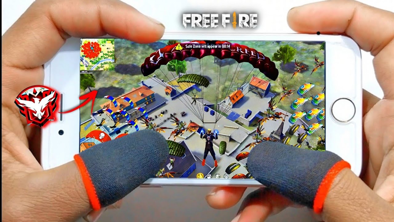 Iphone 6s Free Fire Gameplay ⚙️Settings Free Fire max HUD+DPI+ MACRO 1 ...