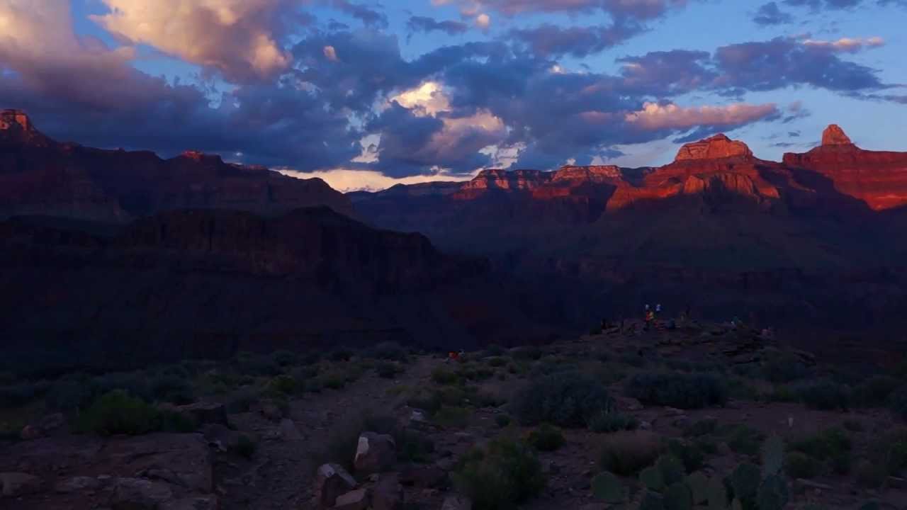 Sunset at Plateau Point - YouTube