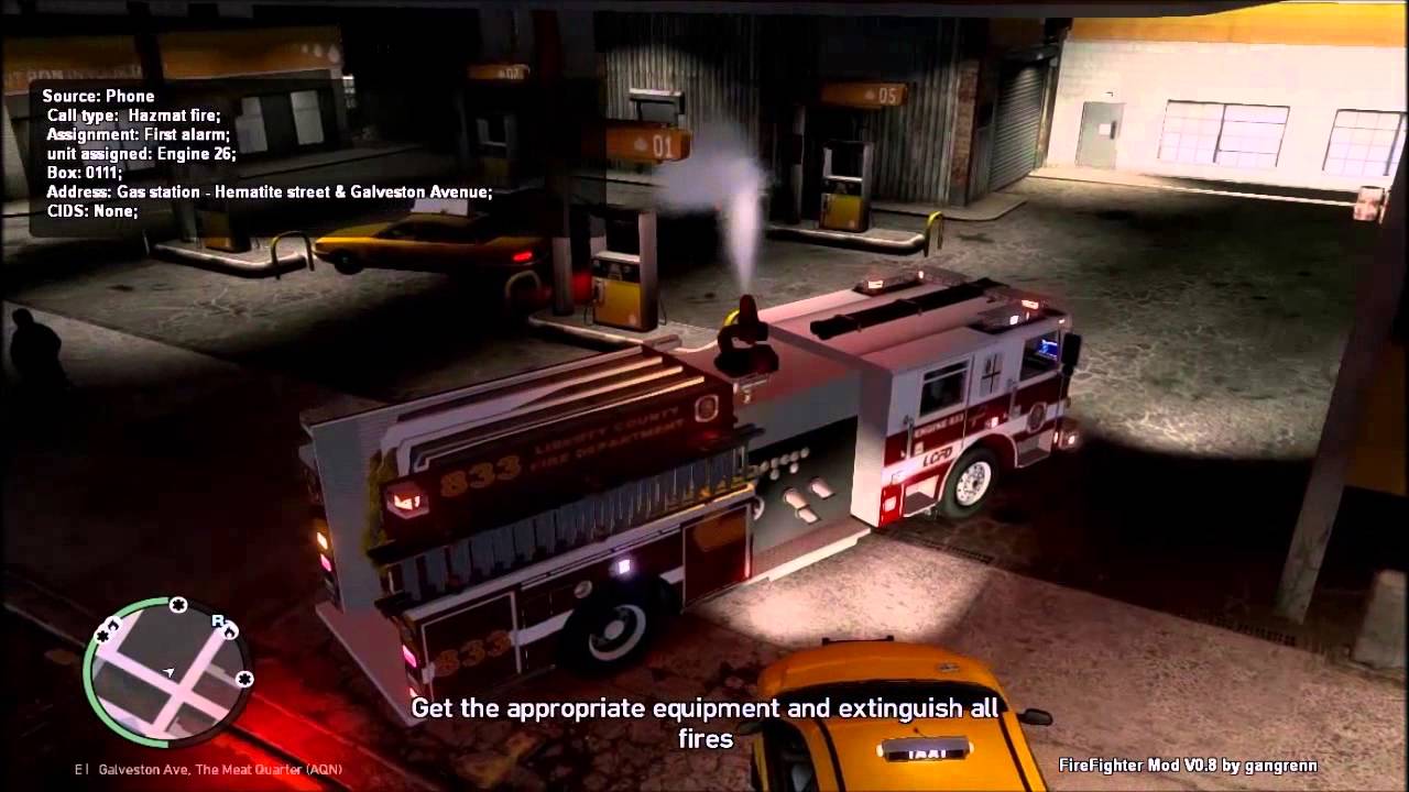 GTA IV Fire Fighter Mod (Random EXPLOSIONS!!!) - YouTube