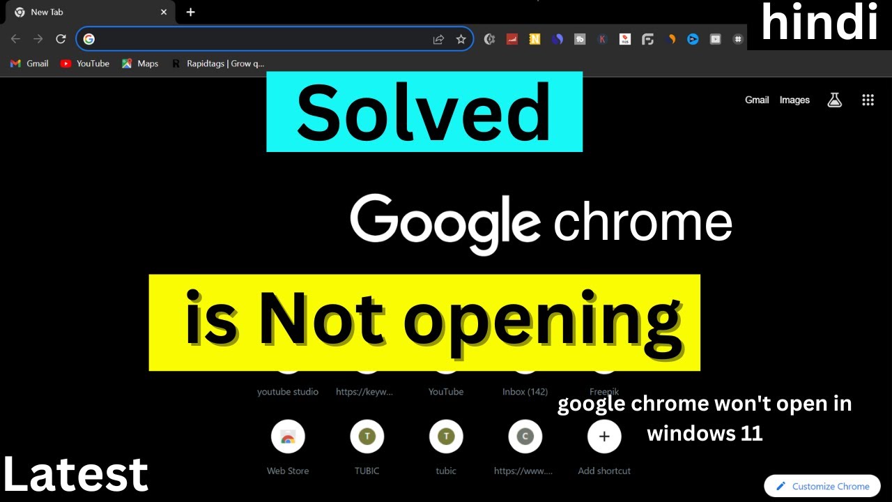 How to fix google chrome not opening on windows 11 | google chrome not ...