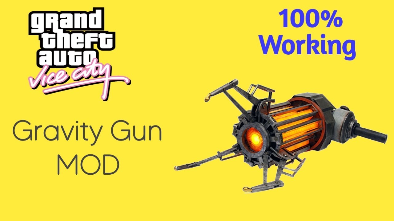 Gravity Gun MOD for GTA Vice City | Gameplay + Installation - YouTube