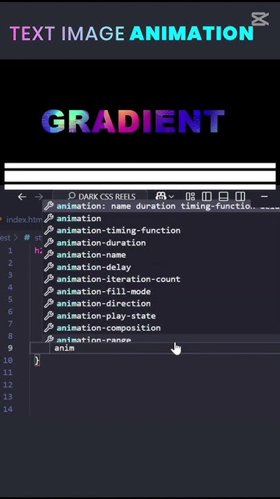 Game Changer Level Up Html & Css Text Image Animation | #shortsfeed #programming #htmlcss - YouTube