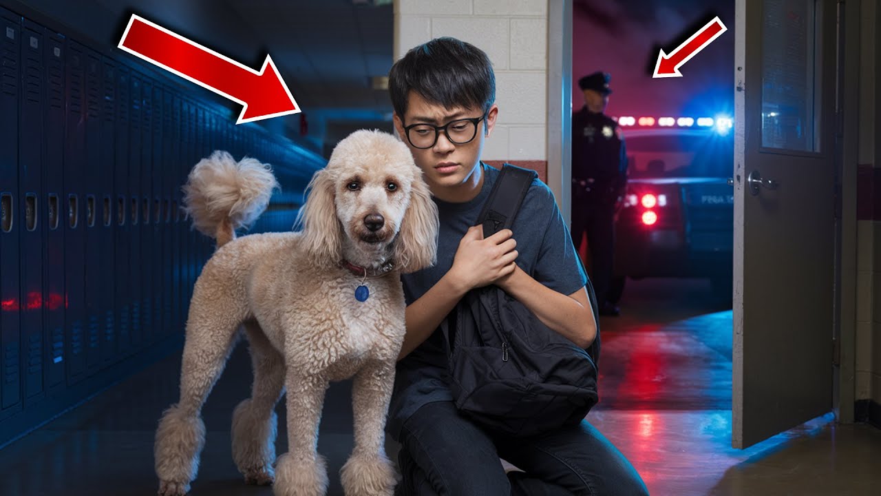 POODLE SAVES STUDENT: THE BARK THAT MADE POLICE INTERVENE! 🐕👦😱 - YouTube