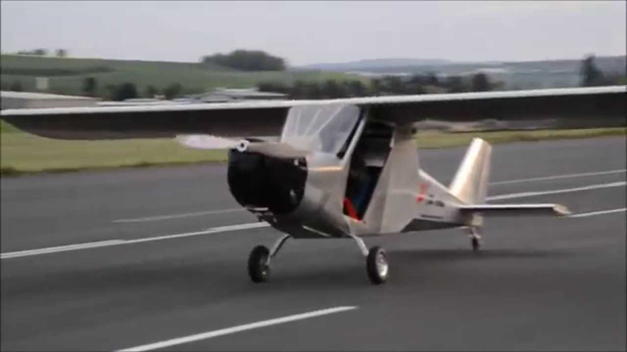 T-120 Ultralight Aircraft Ultraleichtflugzeug Platzrunde - YouTube
