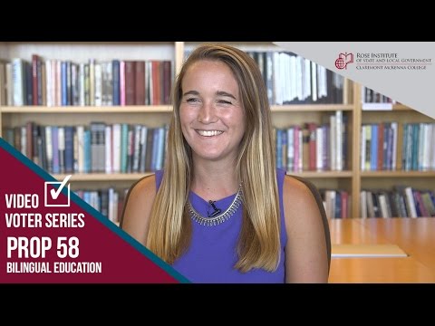 California Prop. 58: Bilingual Education - YouTube