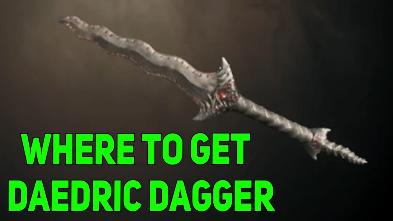 Daedric Dagger Location Oblivion Remastered, How To Get Daedric Dagger ...
