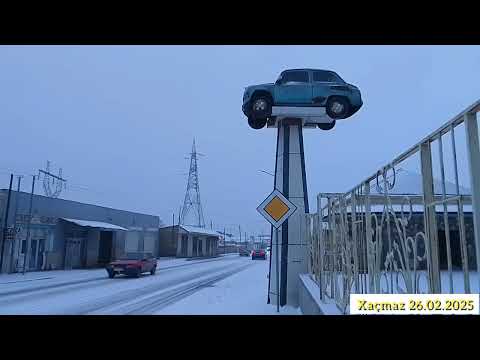 Xaçmazda qar #2025 #qar #snow #xaçmaz #xacmaz #khachmas #azərbaycan #azerbaijan #kar #february