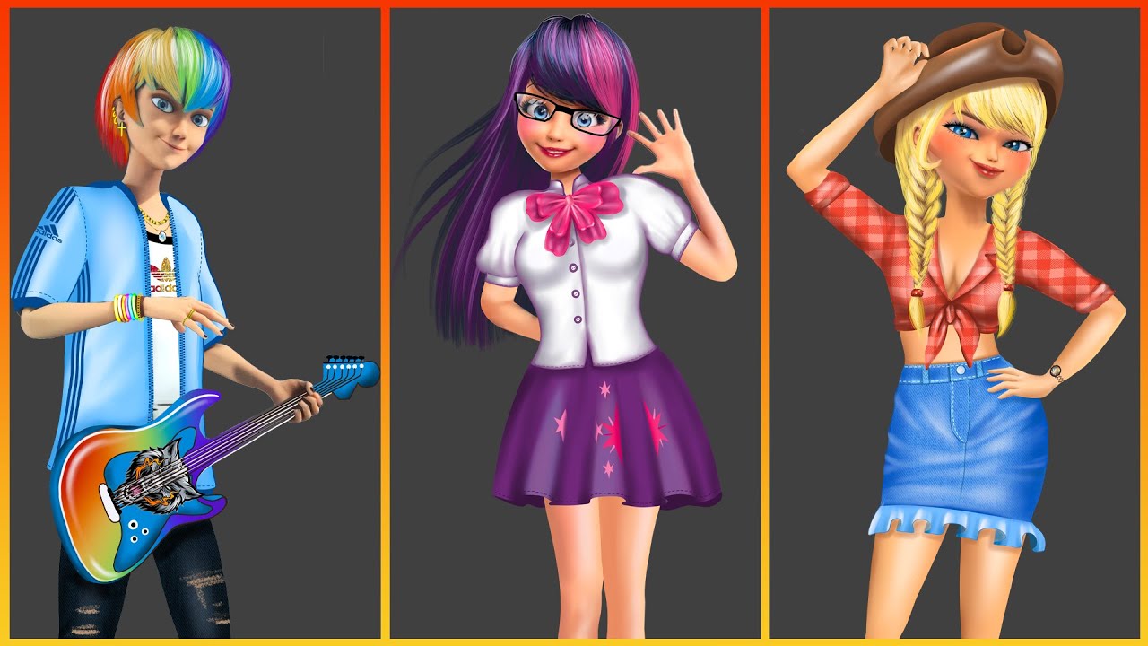 Miraculous Ladybug Glow Up Into Little Pony - Cartoon Art - YouTube