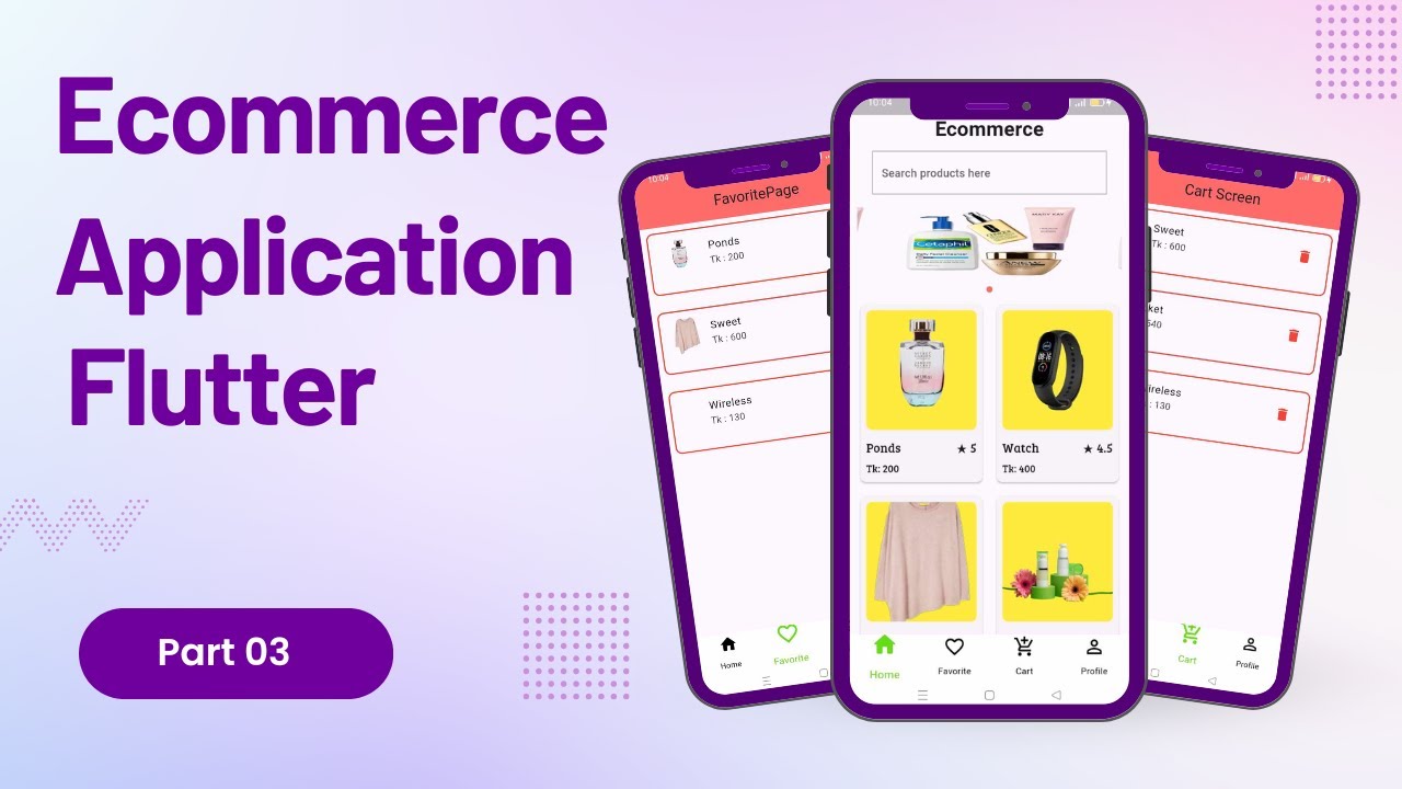 Complete Flutter App Using Flutter And Provider Part 03 Add Favorite Screen Youtube