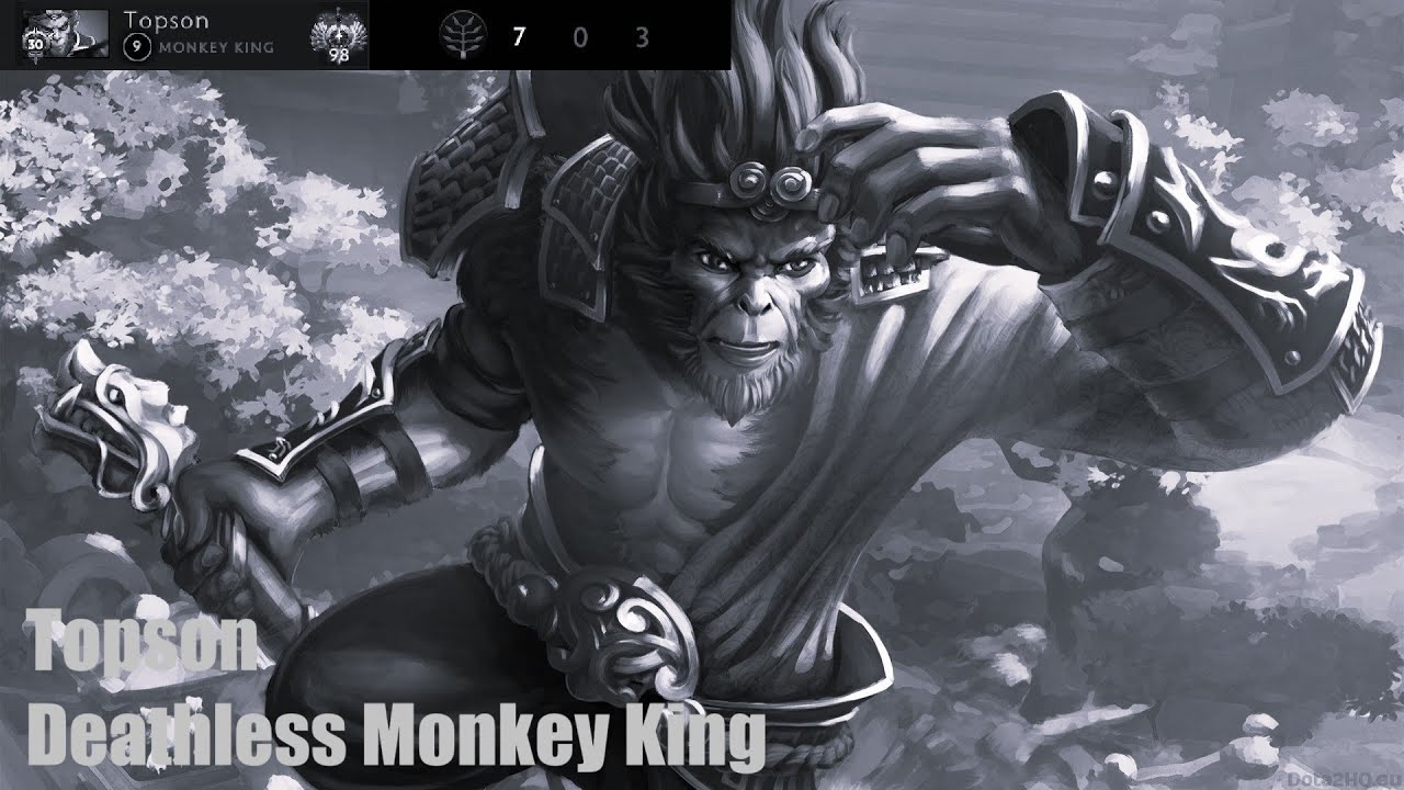 Topson Deathless Monkey King - Dota 2 Pro Dark Side [Topson Deathless Game #15] 4K - YouTube