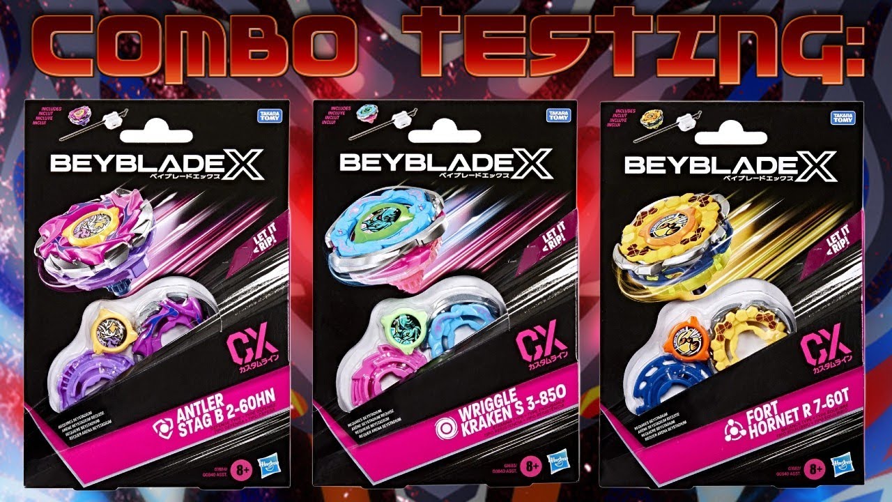 BEYBLADE X | COMBO TESTING | THE HASBRO CX 3 - YouTube