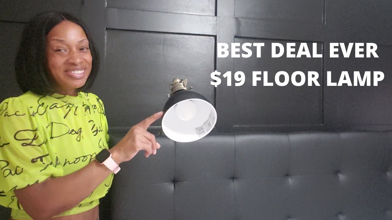 $19.00 FLOOR LAMPS FROM HOME DEPOT: The Lowest Prices Ever! - YouTube