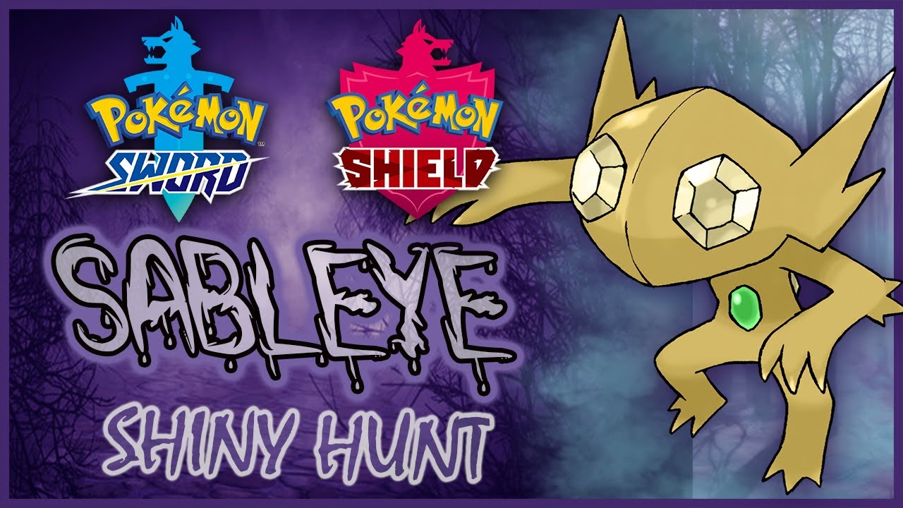 Shiny Sableye Hunt - Pokemon Sword and Shield - YouTube