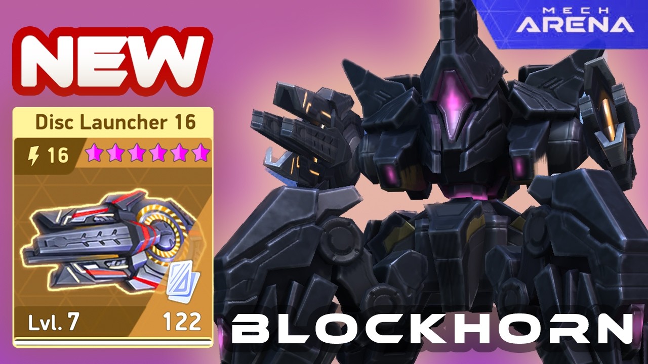 A New Life For Disc Launcher? Blockhorn changes everything - Mech Arena ...