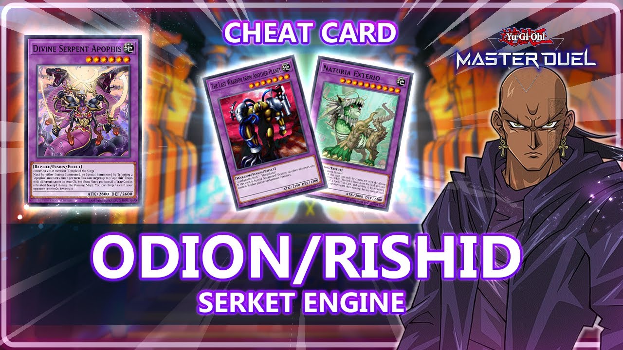 ODION NEW CHEATING CARD? New Apophis/Temple of The Kings/Serket/Rishid ...