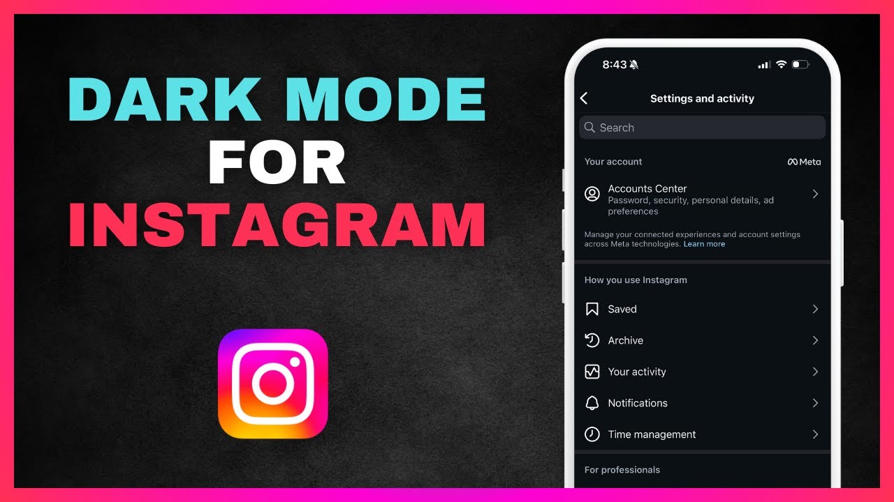 How to Enable Dark Mode on Instagram - YouTube