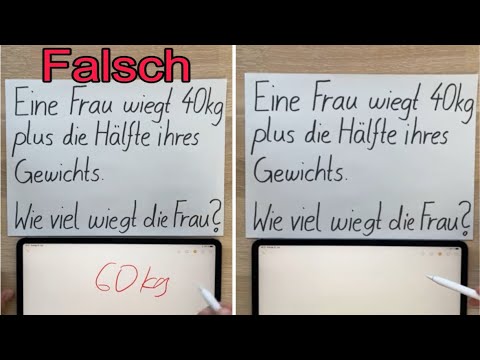 Wie viel wiegt die Frau?🤯