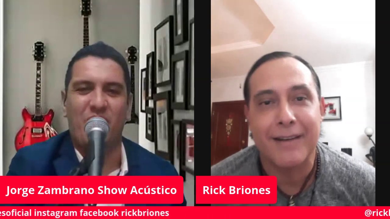 Ricardo Briones: entrevista para El Show Acústico de Jorge Zambrano ...