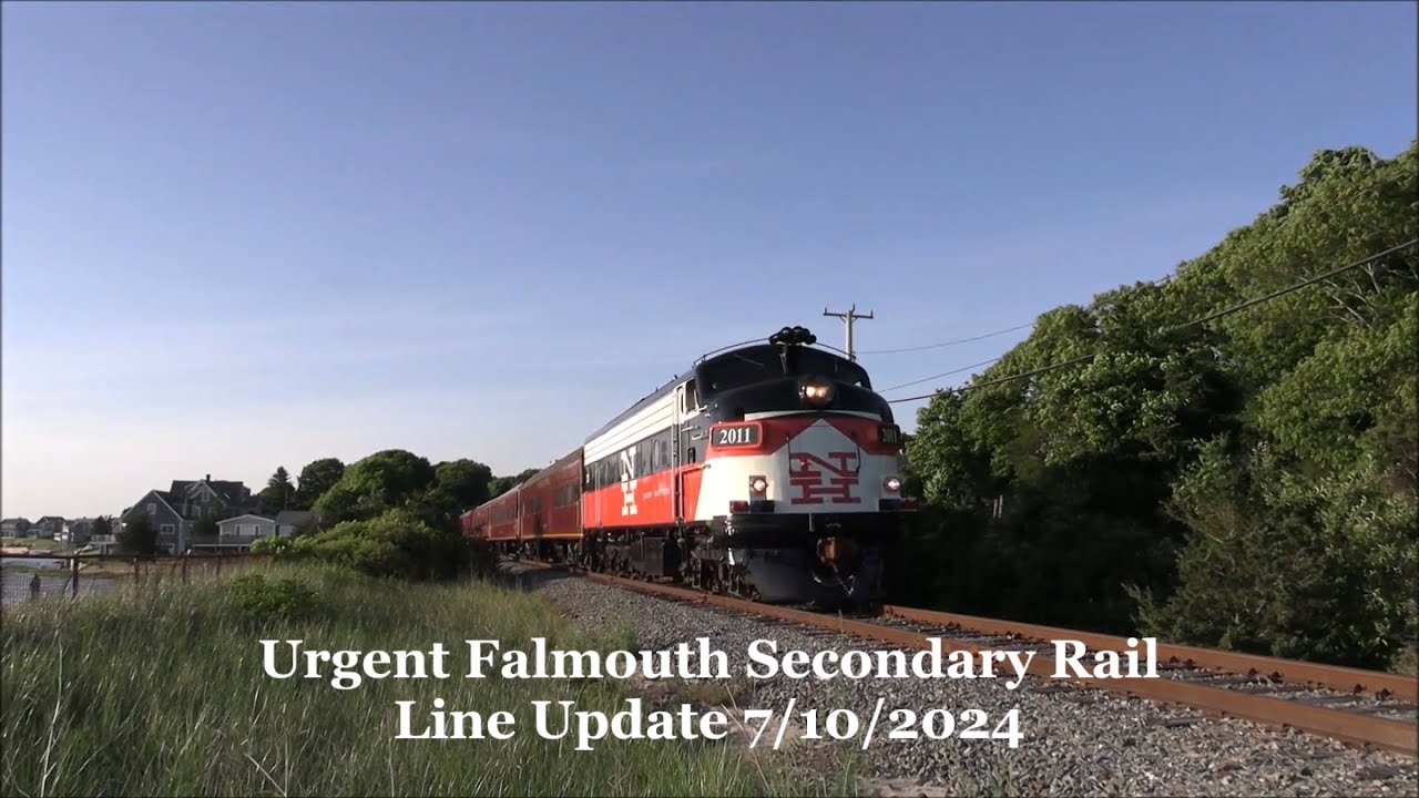 Urgent Falmouth Secondary Rail Line Update! July 10, 2024 - YouTube