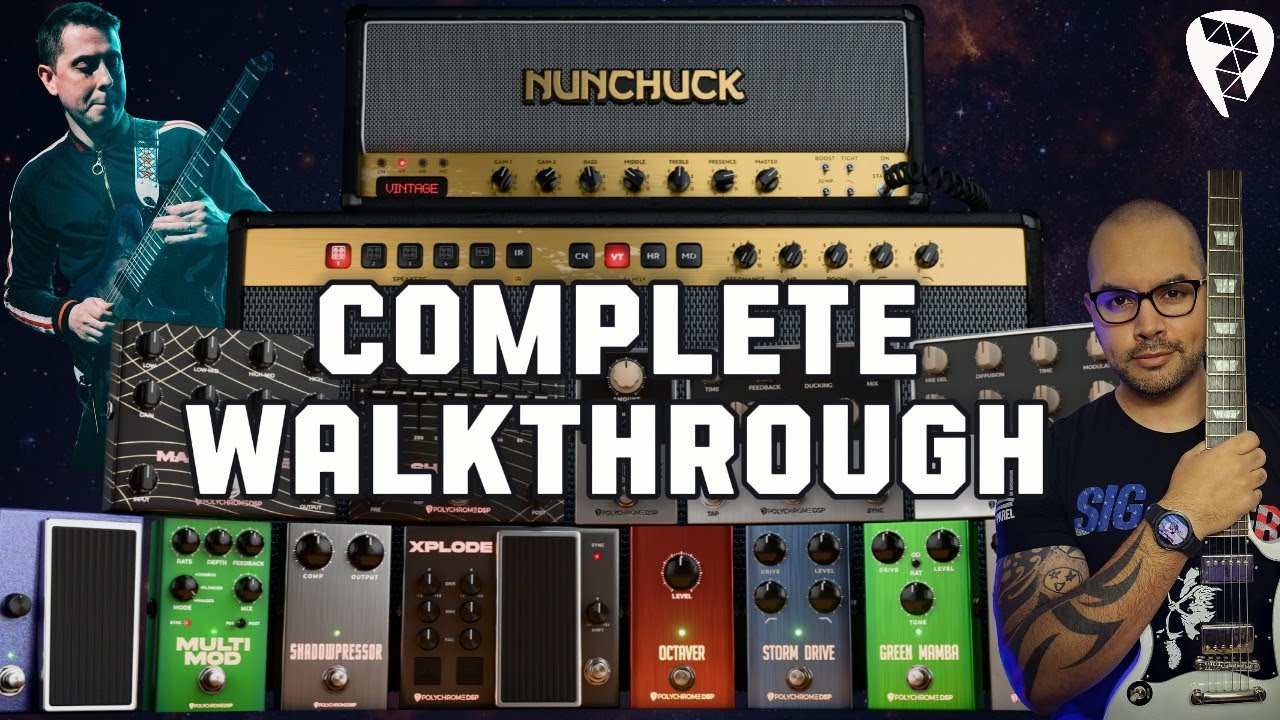 Nunchuck - PolyChrome DSP / Super Deep Dive and Demo! #nunchuck #guitar #plugin - YouTube