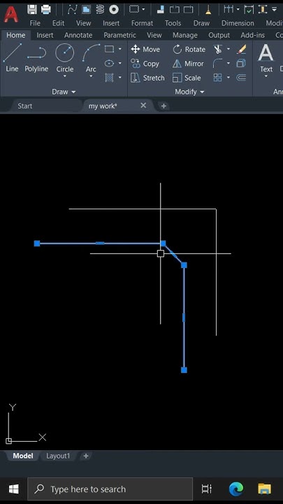 Fillet In Autocad Autocad Autocaddrawing Autocadplan Shorts Viral Autocadtutorial Design