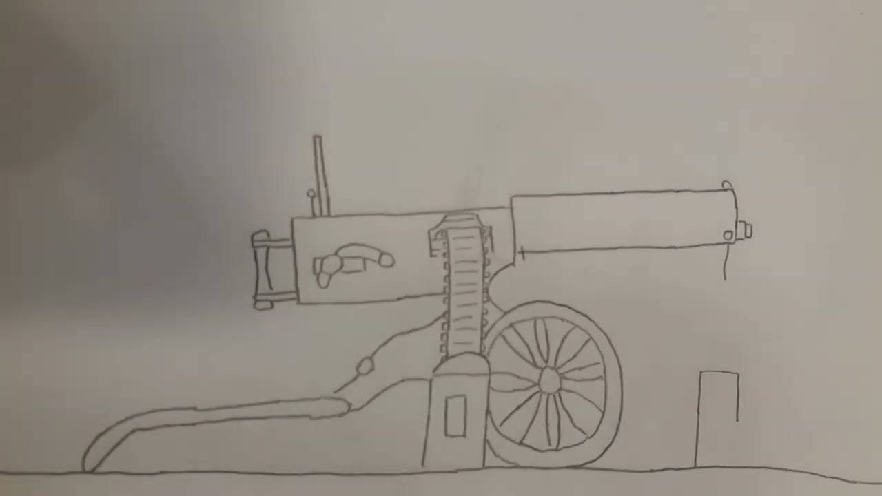 Maxim Gun Animation - YouTube