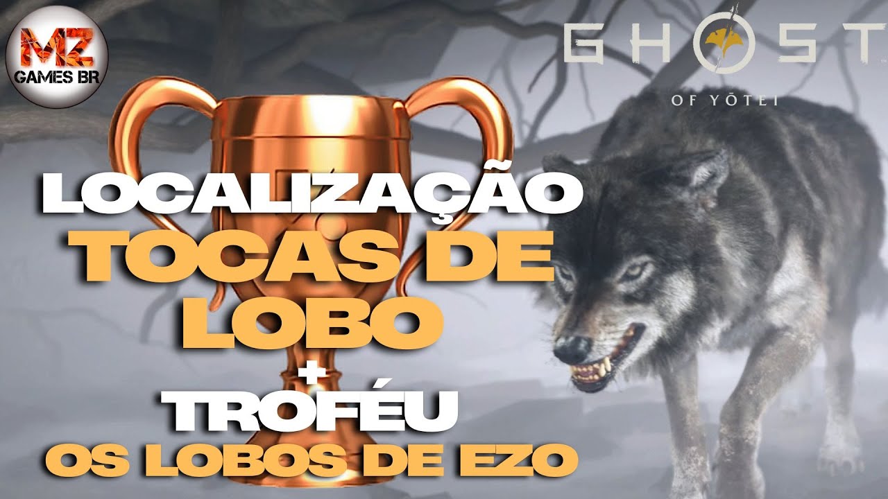 GHOST OF YOTEI | LOCALIZAÇÃO DE TODAS AS TOCAS DE LOBO + TROFÉU: OS ...