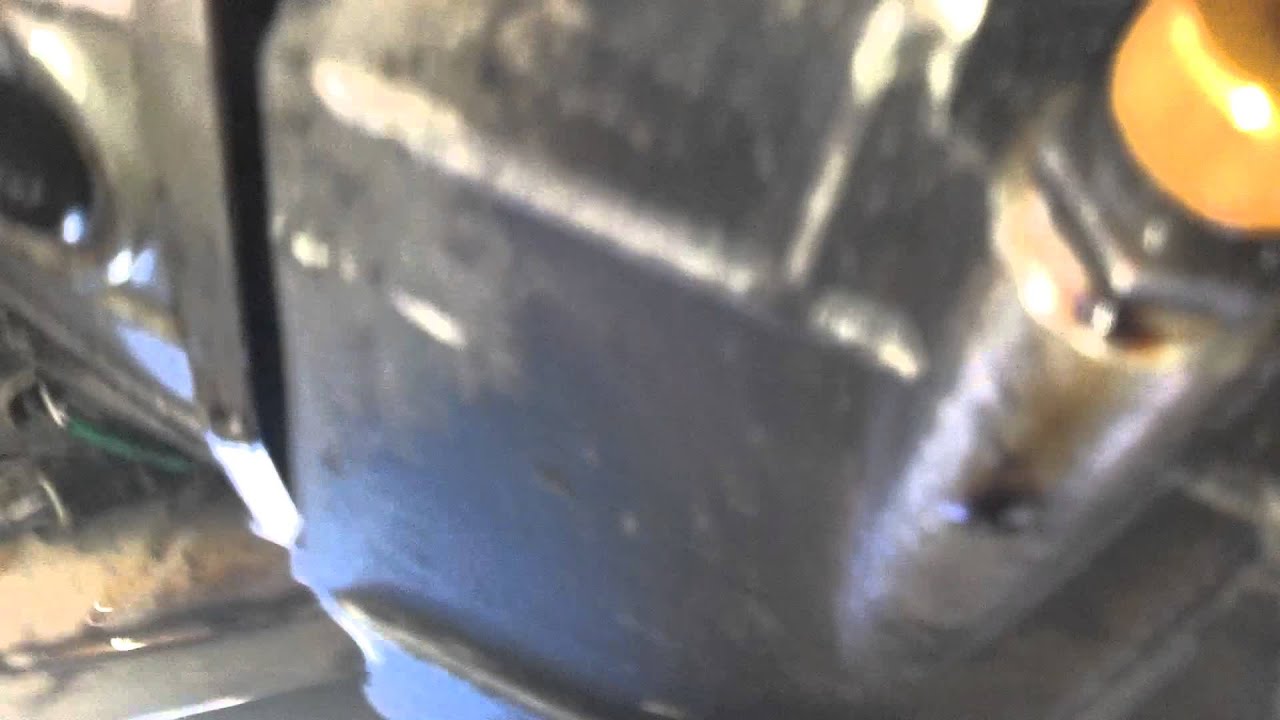 Starter location on a 2001 ford mustan - YouTube