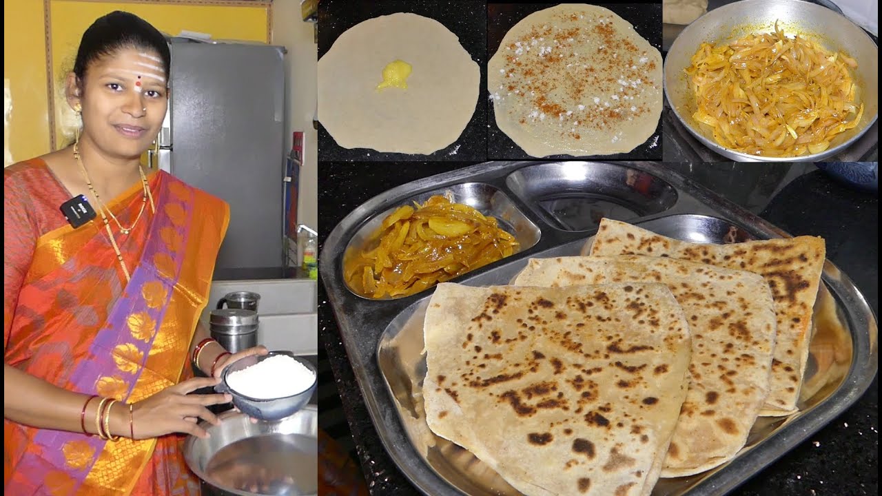 ಉಳ್ಳಾಗಡ್ಡಿ ಪಲ್ಯ ಗೋಧಿ ಪರೋಟಾ ಜೊತೆ ಸೂಪರ್|Masala Paratha Recipe|Ullagaddi ...
