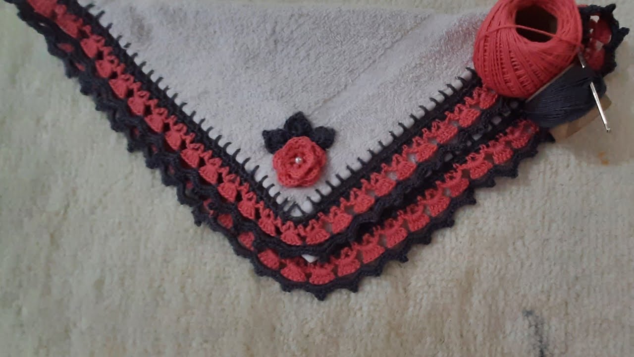 How To - Crochet Simple And Beautiful Edging | Tutorial With Subtitles ...