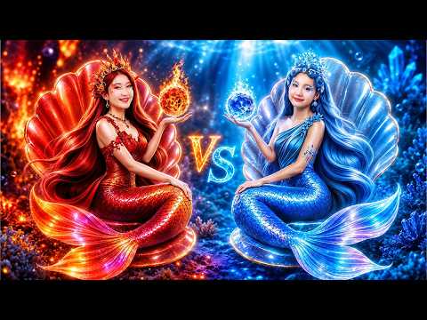 Hot Vs Cold Mermaid At Makeover Contest!