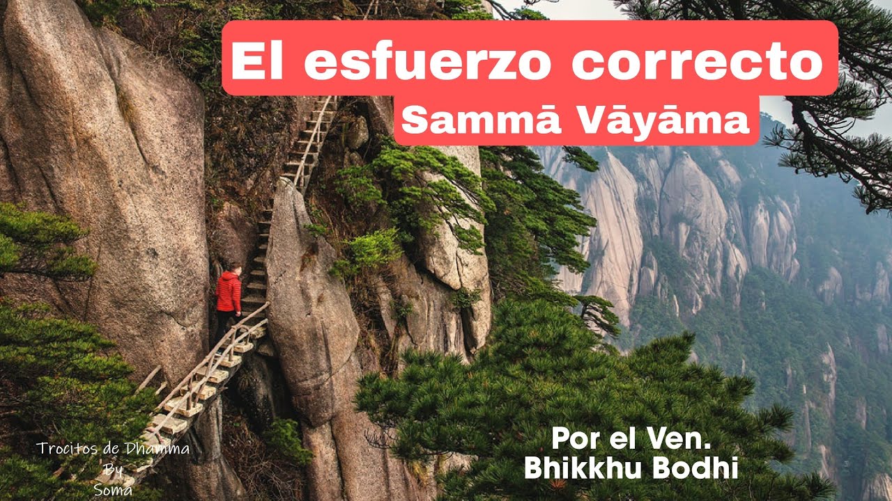 El esfuerzo correcto / Samma Vayama / Bhikkhu Bodhi - YouTube