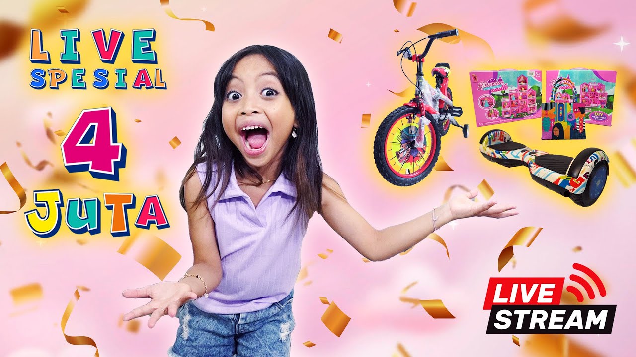 LEIKA LIVE SPESIAL BAGI BAGI GIVE AWAY 4 JUTA SUBSCRIBER 😍 - YouTube