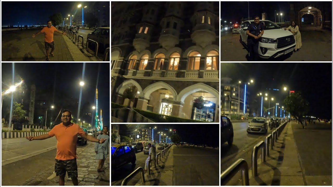Mumbai Marine Drive Ko Dekhne raat 1 AM ko Nikal Pade | Beauty of ...