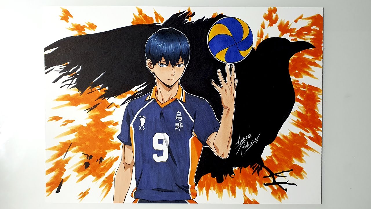 Drawing Tobio Kageyama | Haikyuu!! - YouTube