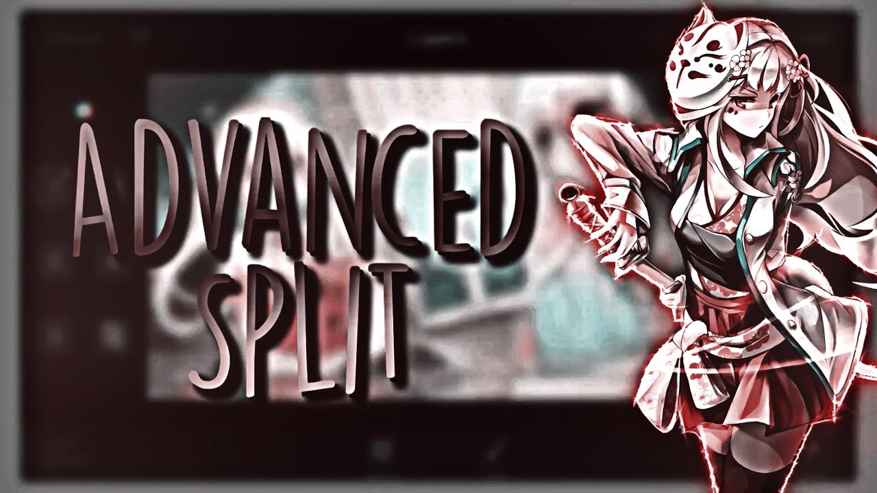 advanced split transition for amv || video star tutorial - YouTube