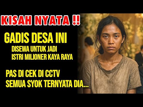 KISAH NYATA ! GADIS DESA DISEWA UNTUK JADI ISTRI MILIONER, PAS DI CEK DI CCTV SEMUA SYOK TERNYA
