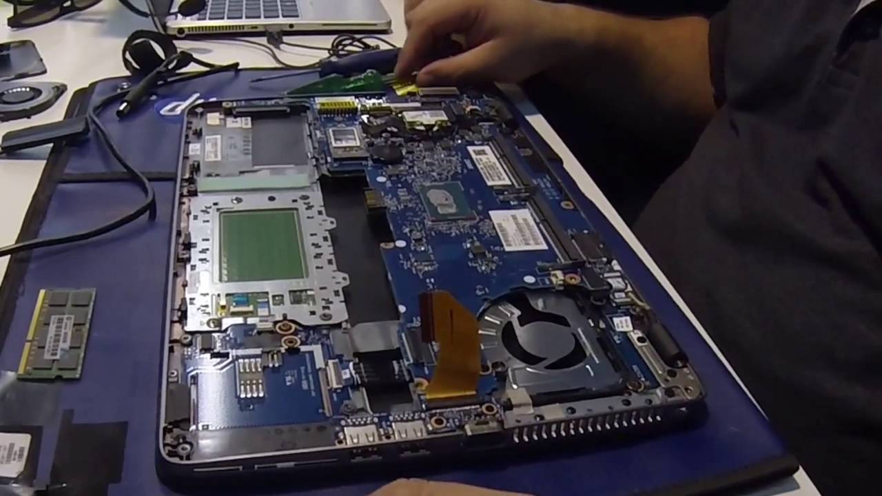 Como desmontar e montar um Notebook HP - YouTube