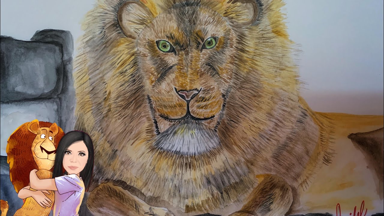 Cómo dibujar un león - YouTube