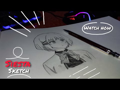 Siesta Sketch From 'The Detective Is Already Dead' Anime !!!