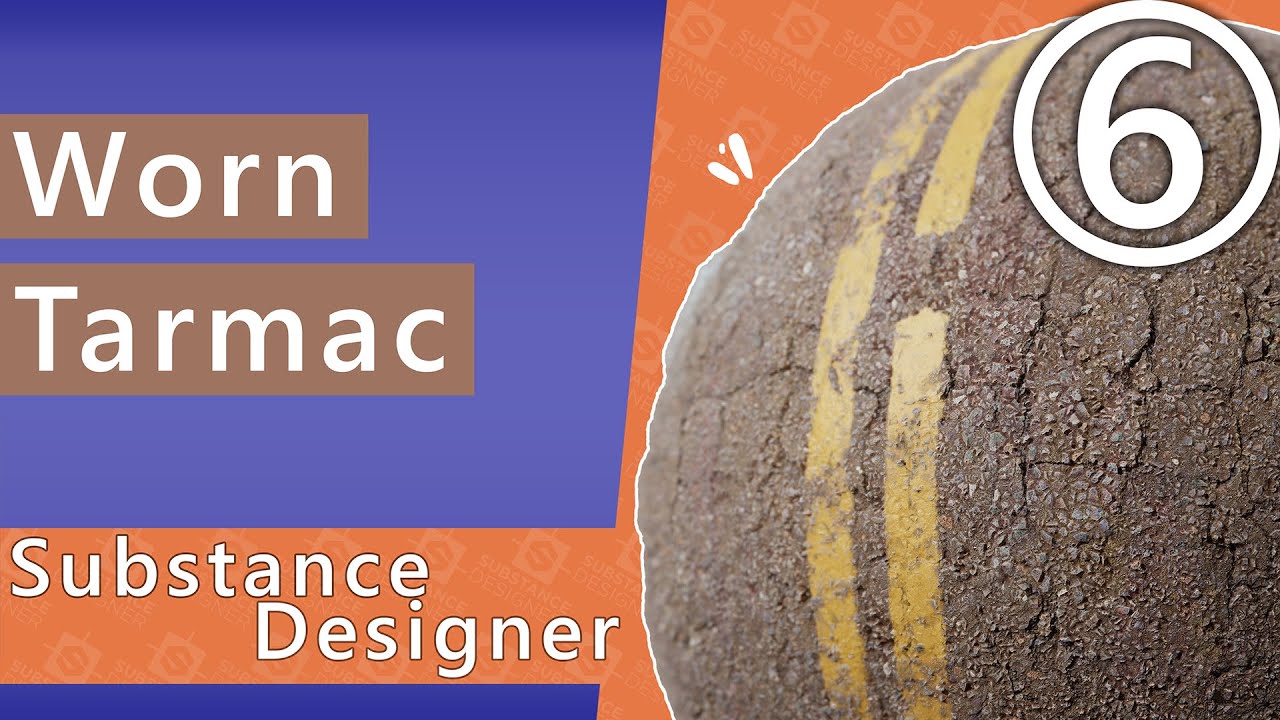 Substance Designer - Worn Tarmac Tutorial Final Part: Road Markings ...