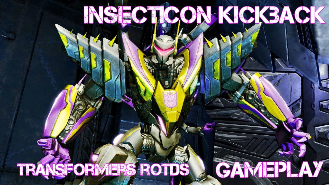 Transformers ROTDS Escalation (Insecticon KickBack) Gameplay - YouTube